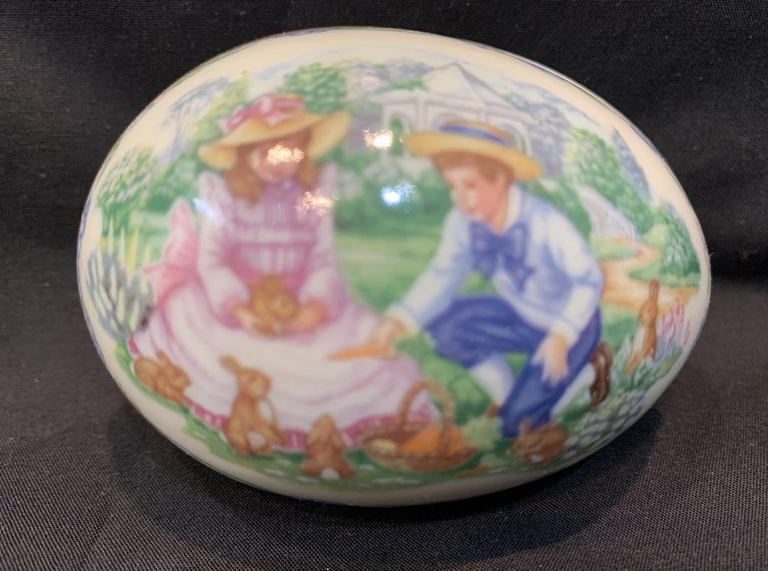 Vintage Lenox Easter Egg 1991 - Etsy