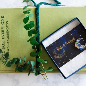 Lunar Pond Enamel Pin - Moon Pin, Pond Pin, Badge, Lapel Pin ...