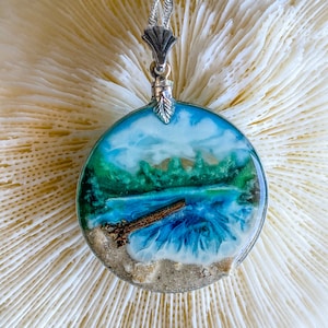 Endless Horizon, Ocean Cremation Pendants, Ash, Memorial Jewelry ...