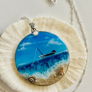 Endless Horizon, Ocean Cremation Pendants, Ash, Memorial Jewelry ...