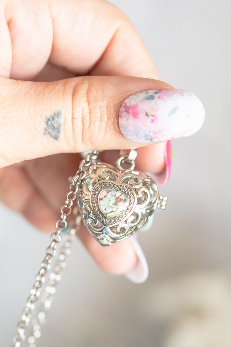 Crushed Opal Keepsake Bottle Mini Urn Ash Cremation - Etsy