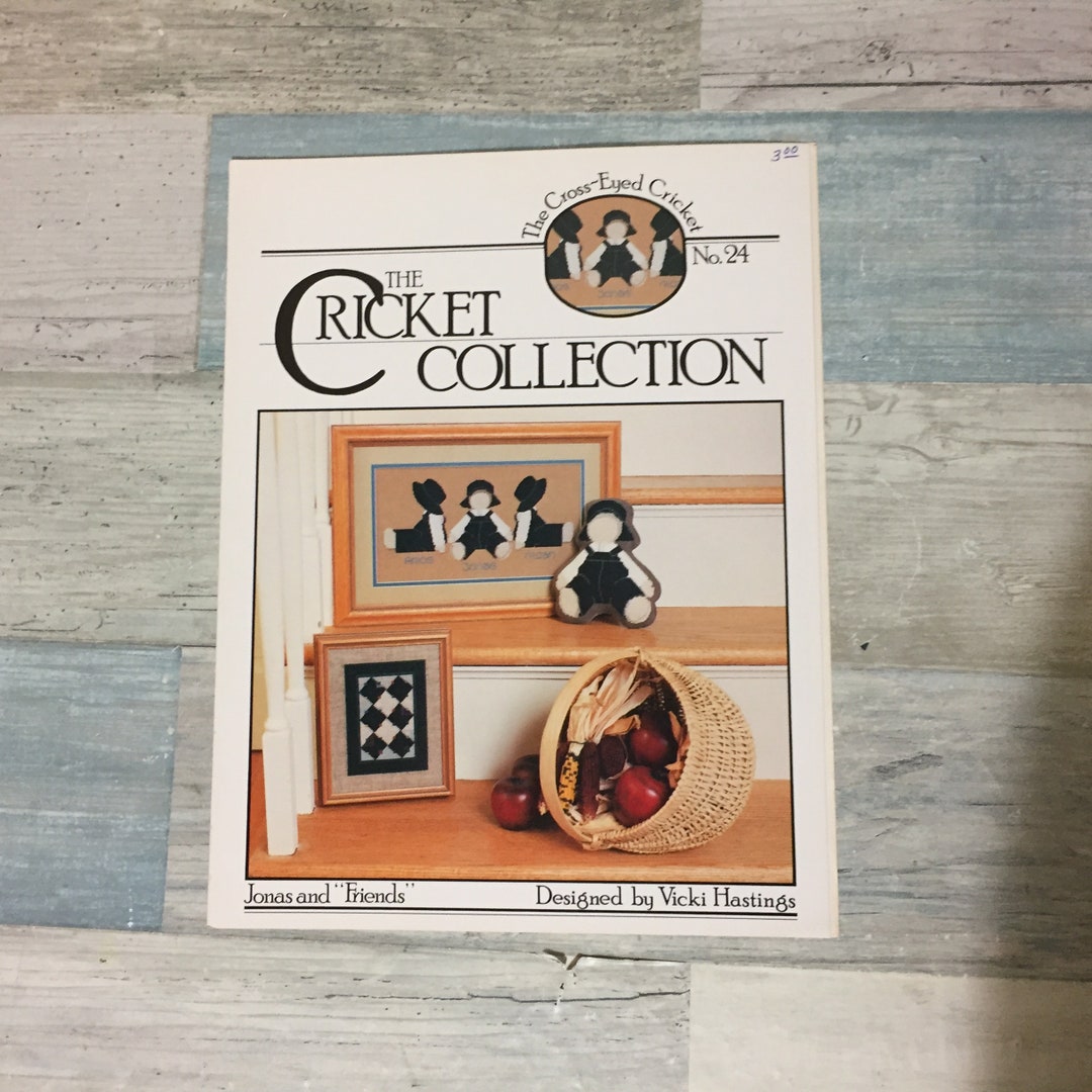 Jonas and Friends Cross Stitch Pattern Chart Booklet Leaflet, Cricket ...