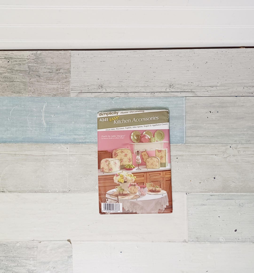 Simplicity Sewing Pattern 4341 Kitchen Accessories Oven Mitt Toaster ...