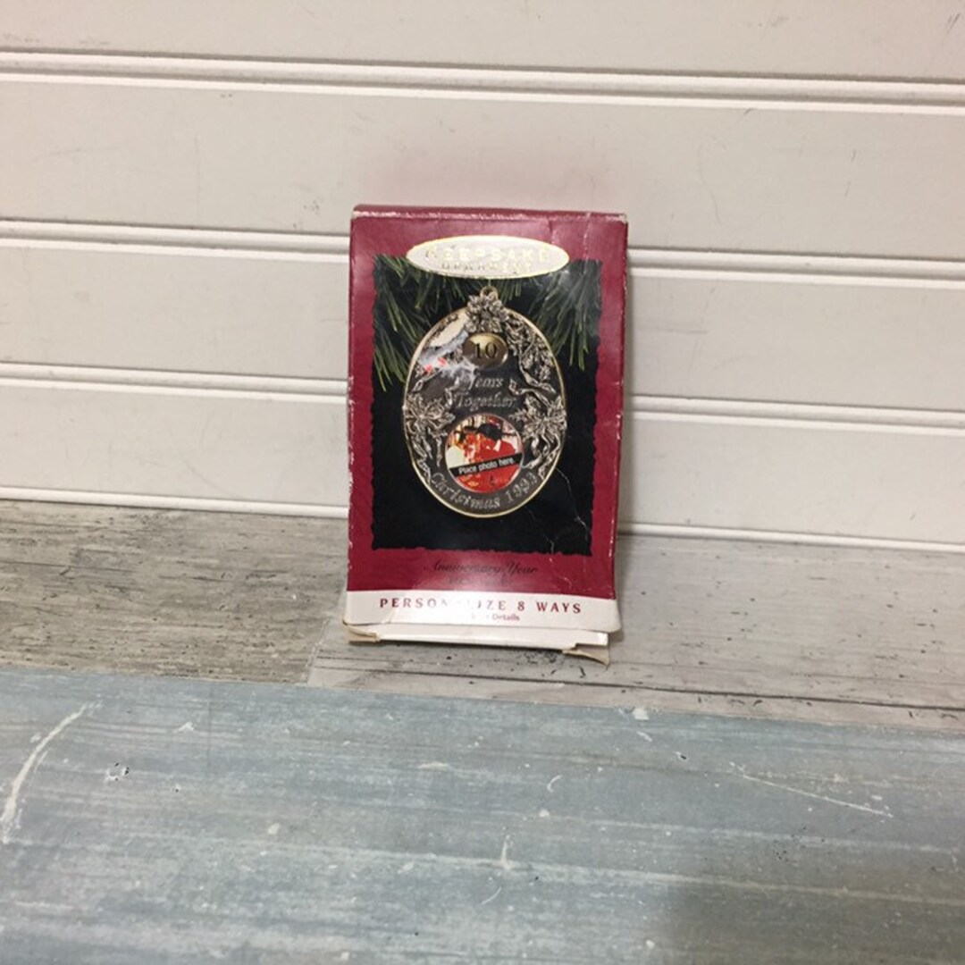 Vintage Hallmark Years Together Photo Ornament, 8 Different ...