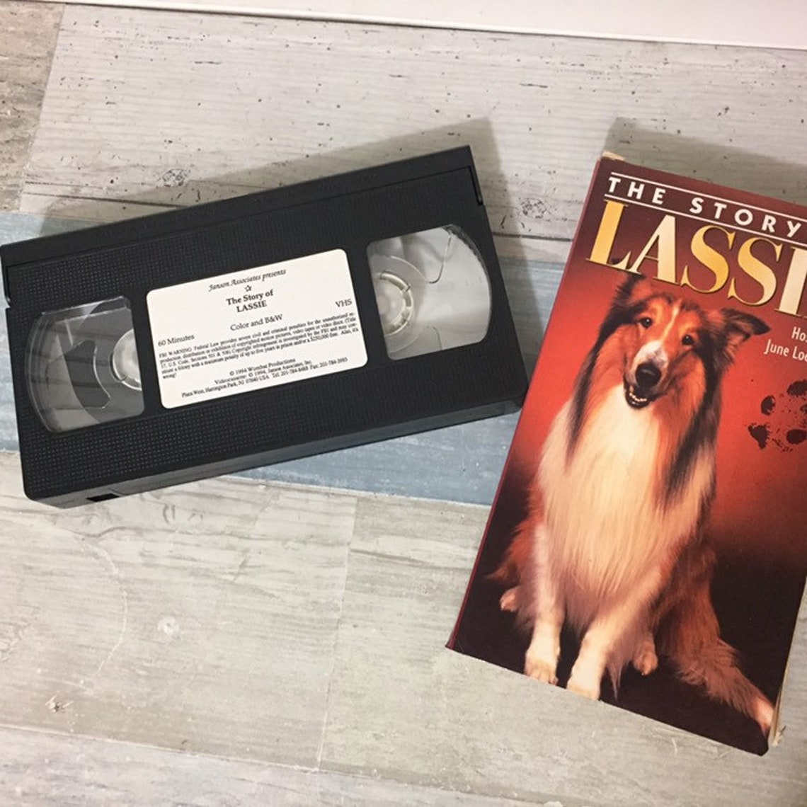 The Story of Lassie VHS Movie 1994 - Etsy