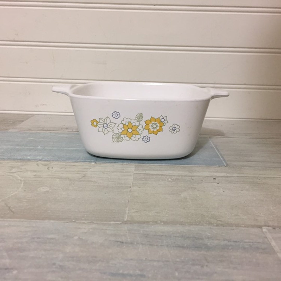 Corning Ware Floral Bouquet Casserole Dish P-43-B 2 3/4 Cup - Etsy