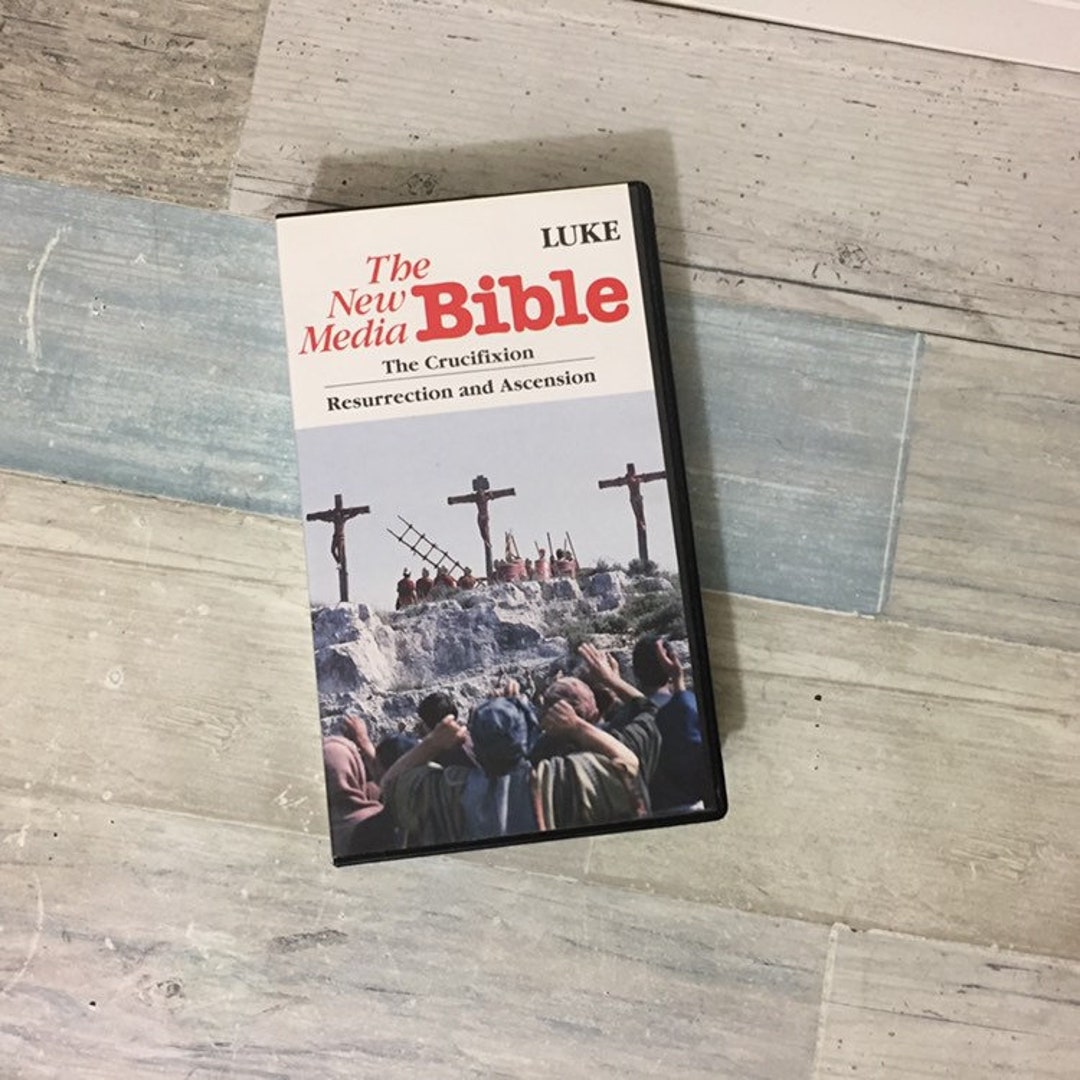 The New Media Bible, VHS Book of LUKE, the Crucifixion, Resurrection and Ascension, the Genesis ...
