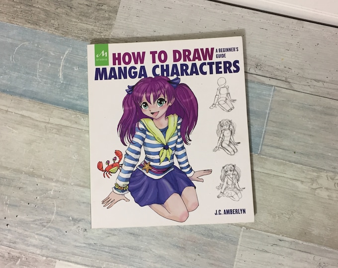 How to Draw Manga Characters, A Beginner's Guide Book, J.C. Amberlyn ...