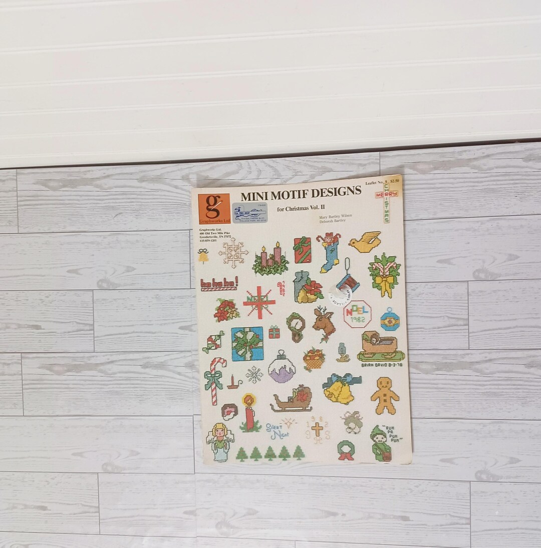 Mini Motif Designs for Christmas Vol II Cross Stitch Patterns Chart ...