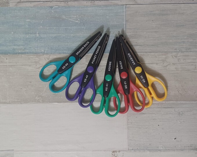 Paper Edge Craft Scissors for Decorative Cuts Shapes Lot of 5 - Etsy