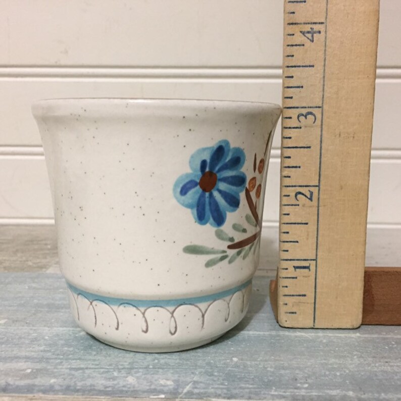 Vintage Stangl Pottery Blue Daisy Coffee Cup and Saucer 6 Oz - Etsy