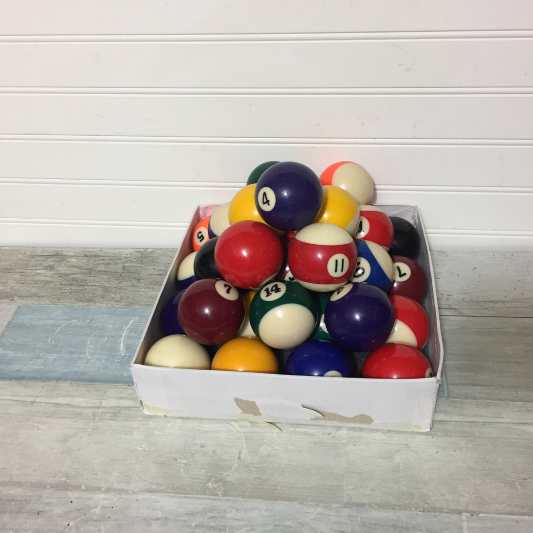 Vintage Billiard Pool Balls, Choice, for Crafts and Projects ...