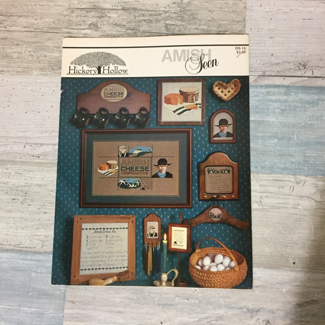 Amish Seen Cross Stitch Pattern Chart Booklet, Hickory Hollow, Diane ...