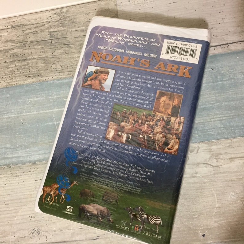 Noah's Ark VHS Sealed 1999 Jon Voight Mary - Etsy