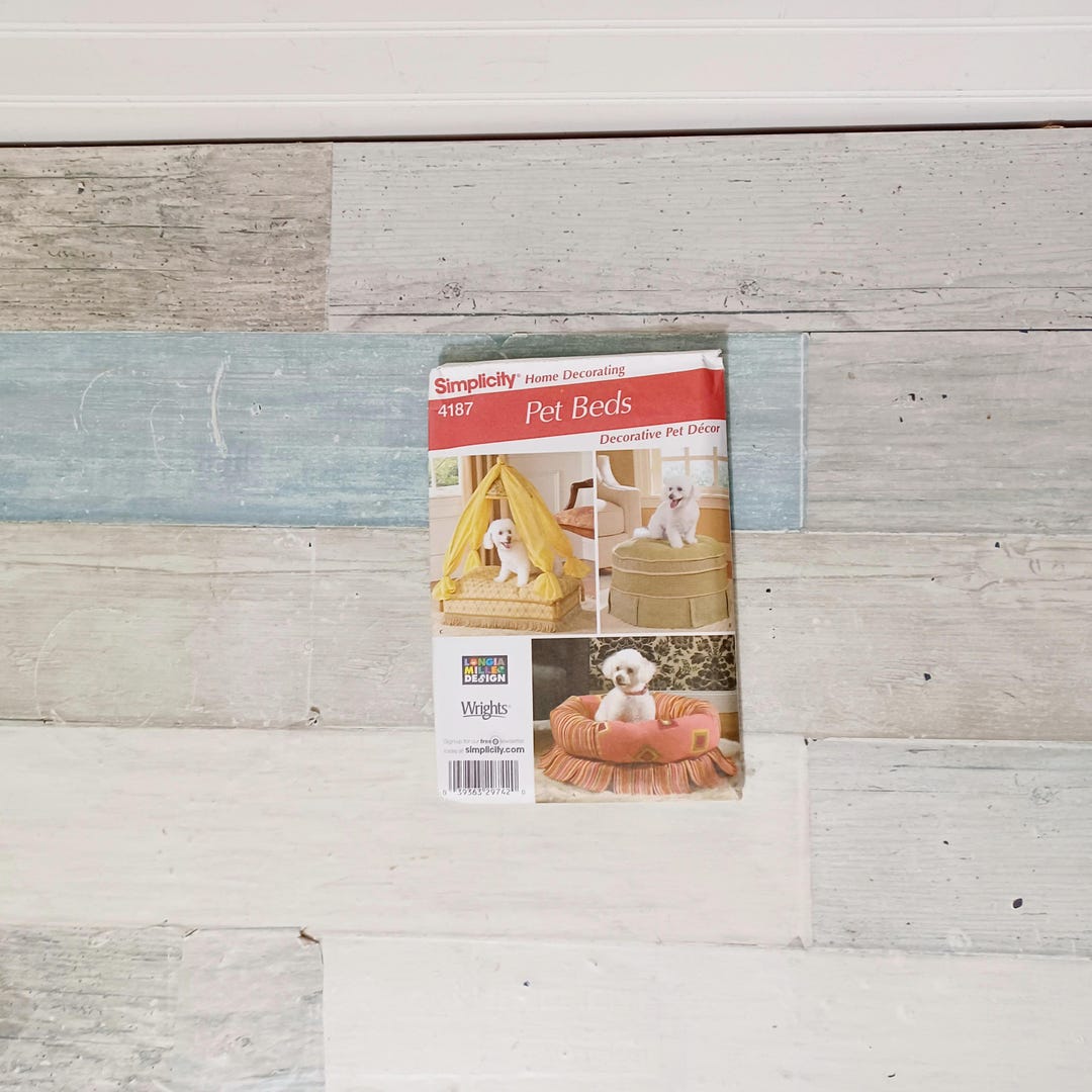 Simplicity Sewing Pattern 4187 Pet Dog Beds - Etsy