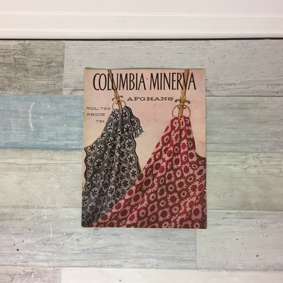 Vintage Columbia Minerva Afghans Patterns Vol 722 - Etsy