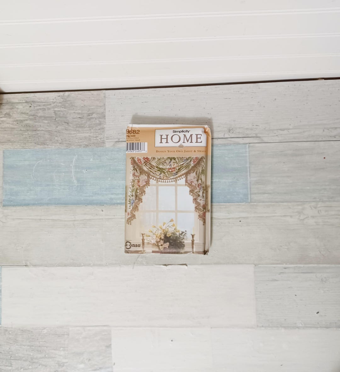 Simplicity Home Sewing Pattern 9682 Baskets Window Treatments Valance ...