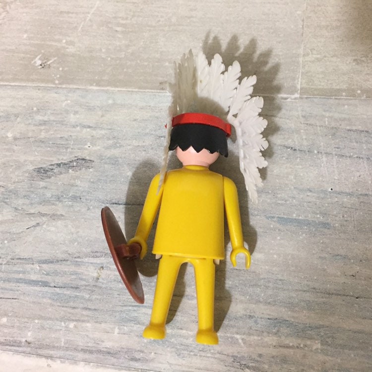 Vintage Geobra Playmobile Figure Man, Dog and Canoe 1974 - Etsy