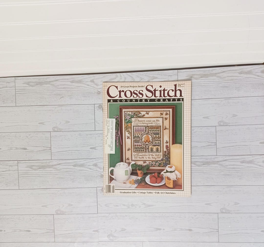 Cross Stitch and Country Crafts Magazine Patterns Charts May June 1987 ...