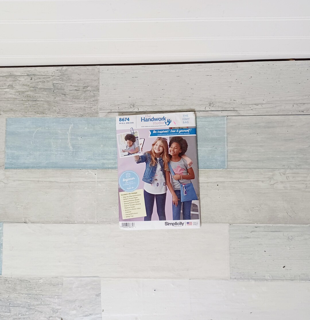 Simplicity Beginner Sewing Pattern 8674 Handwork Studio Remy Bag ...