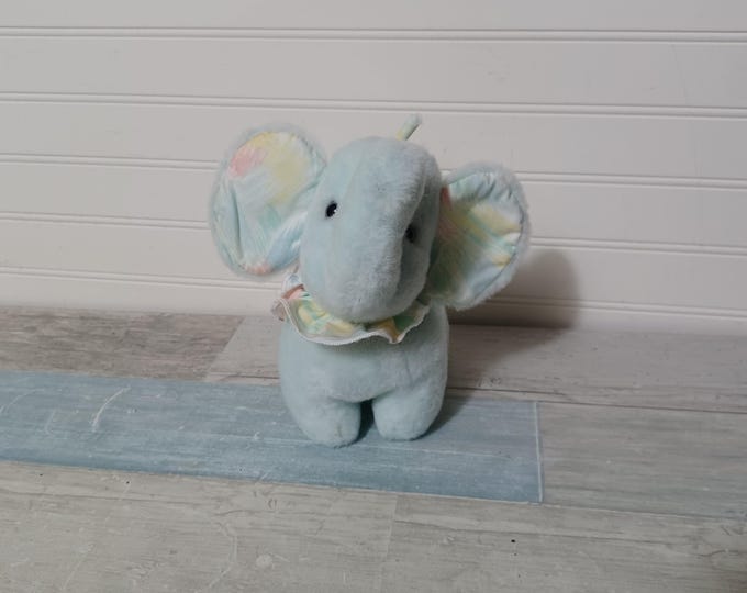 Vintage Bantam Plush Elephant Music Box When You Wish Upon A Star ...
