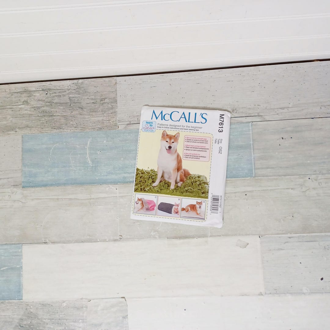 Mccalls Sewing Pattern M7613 Dog Cat Pet Beds Uncut - Etsy