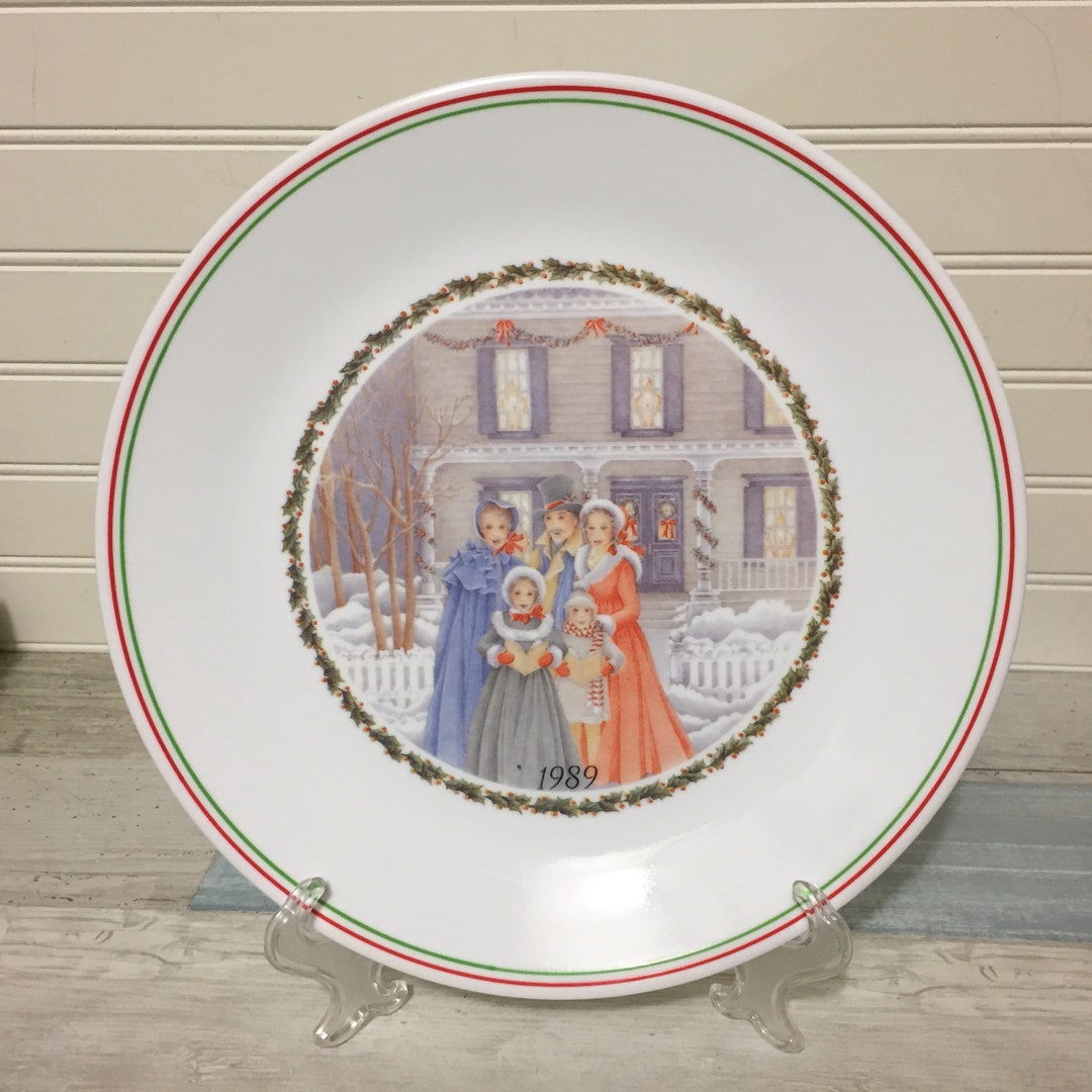 Vintage Corelle Special Edition Christmas Series Dinner Plate, 1989 - Etsy