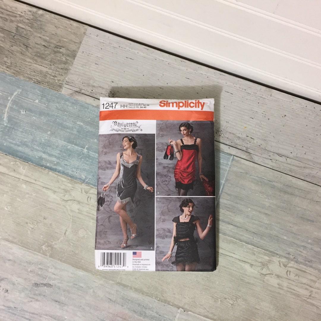 Simplicity Sewing Pattern 1247, Flapper Inspired Dresses, Arkivestry ...