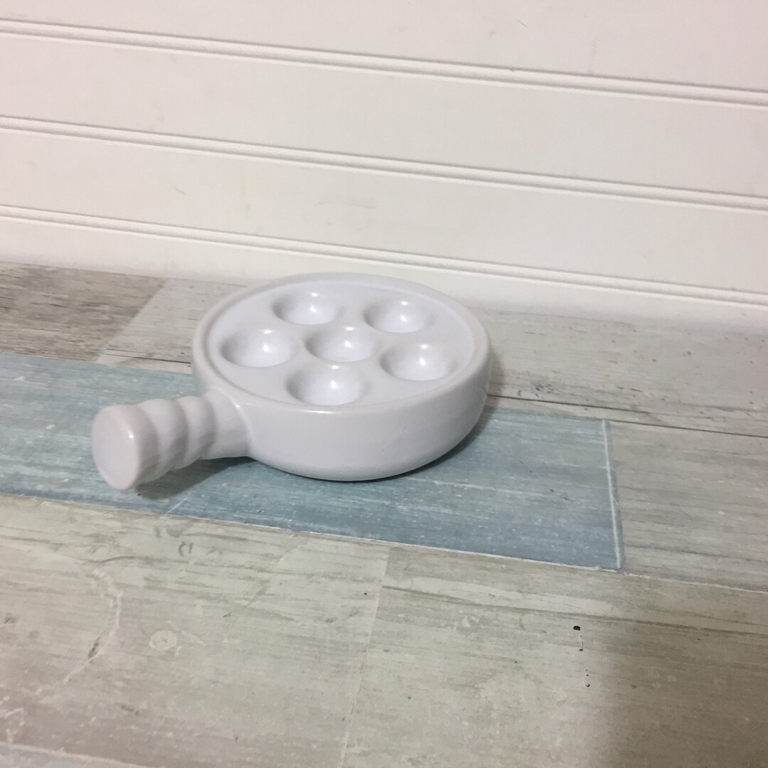 White Escargot Snail Handled Baking Serving Dish - Etsy