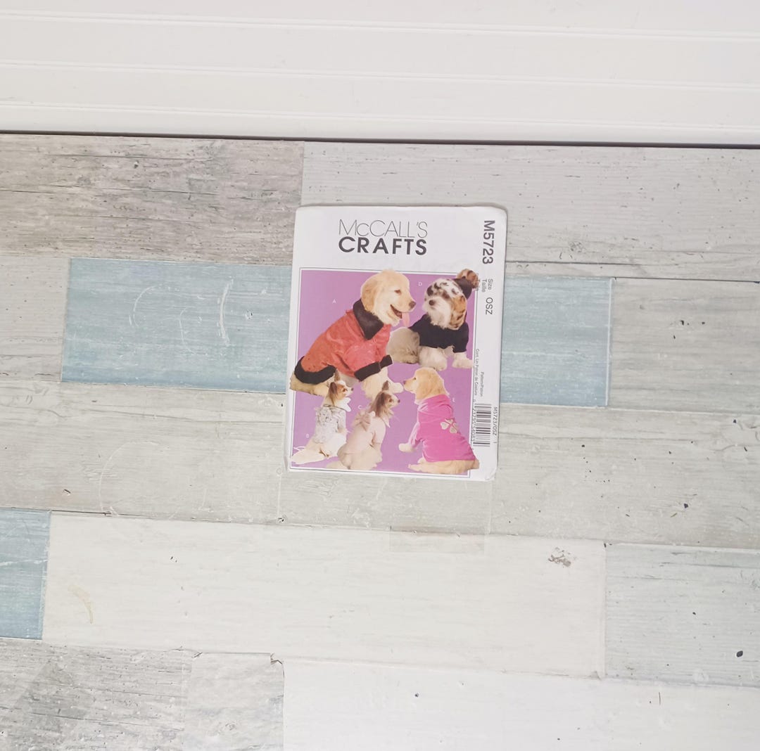 Mccalls Crafts Sewing Pattern M5723 Pet Dog Coats Clothes - Etsy