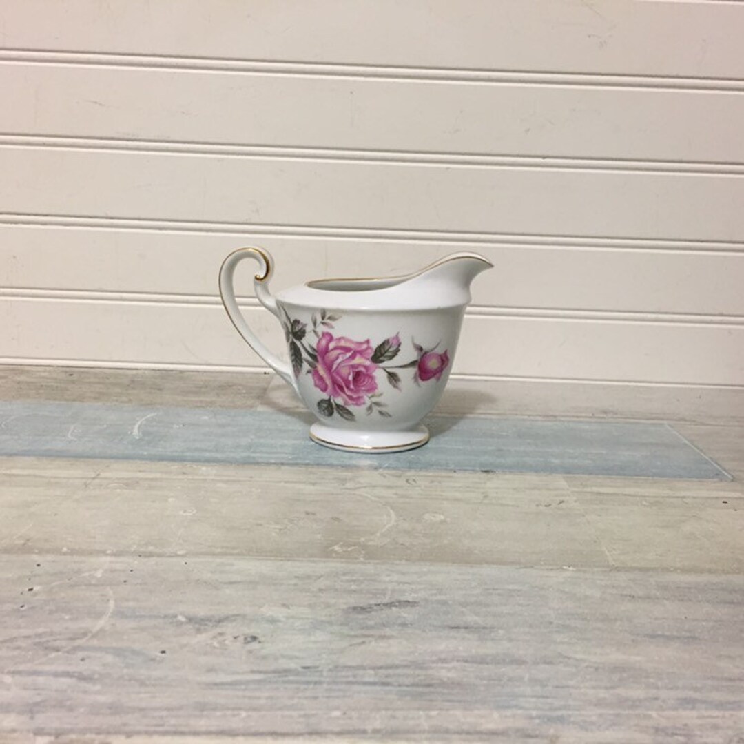 Vintage Noritake Pink Rose Creamer Nippon Toki Kaisha - Etsy