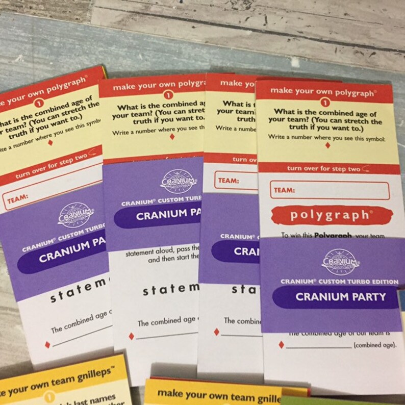 Cranium Bonus Party Pack Cards - Etsy