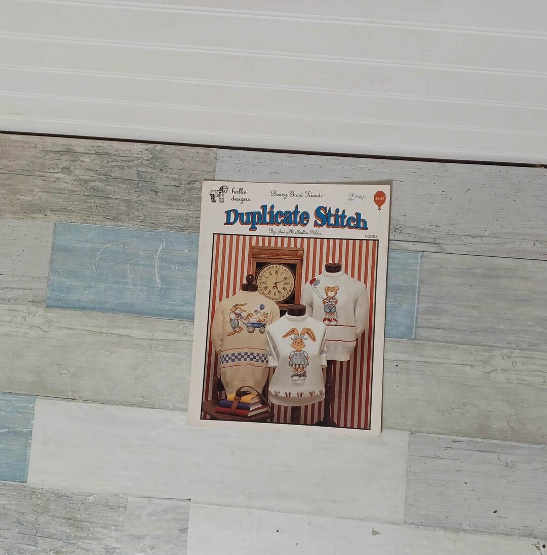 Duplicate Stitch Beary Good Friends Cross Stitch Patterns Booklet ...