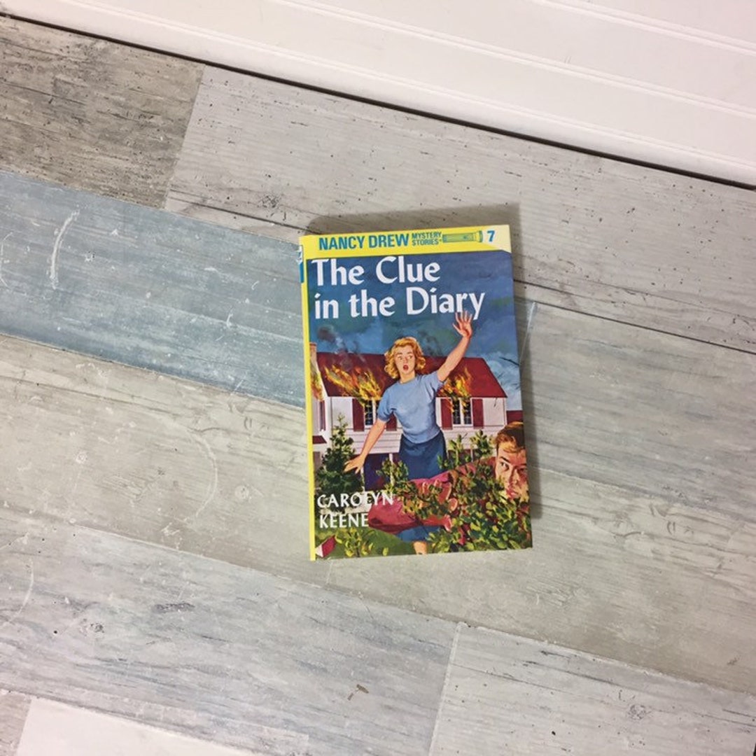 Nancy Drew Mystery Stories #7, the Clue in the Diary, HC Book, Carolyn ...