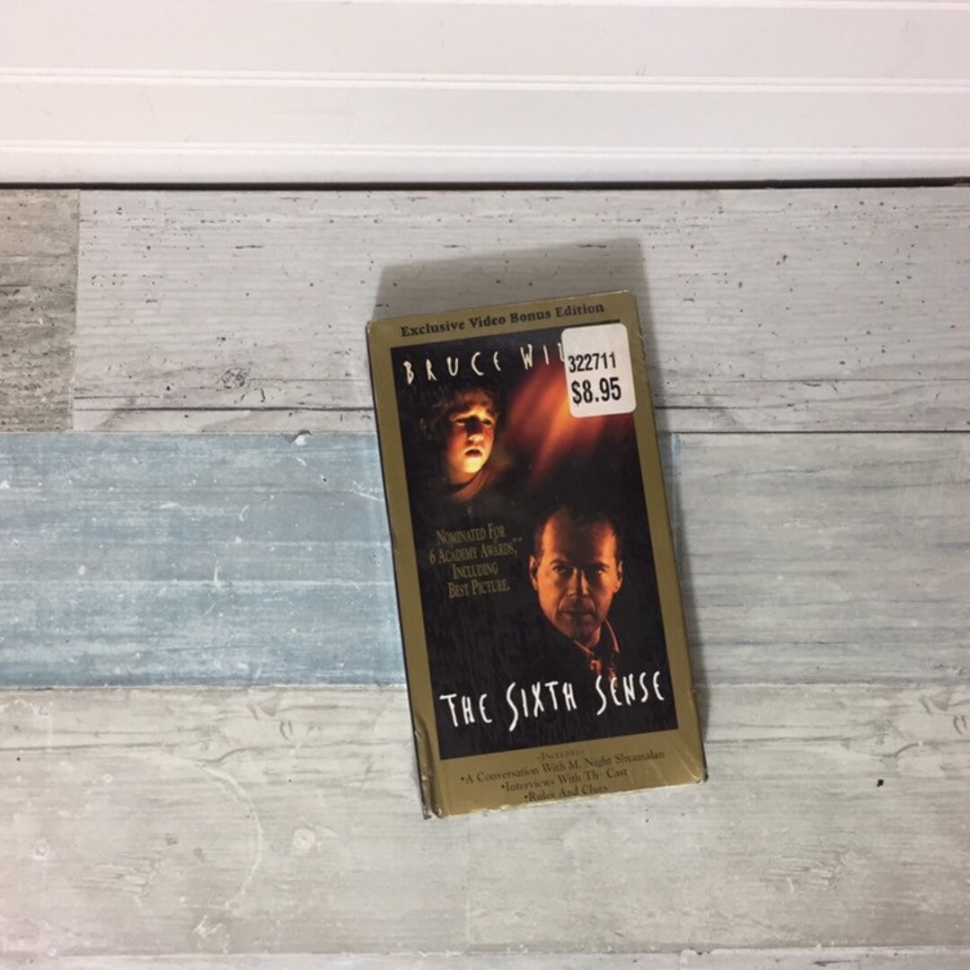 The Sixth Sense VHS Movie Sealed 1999 Bruce Willis - Etsy