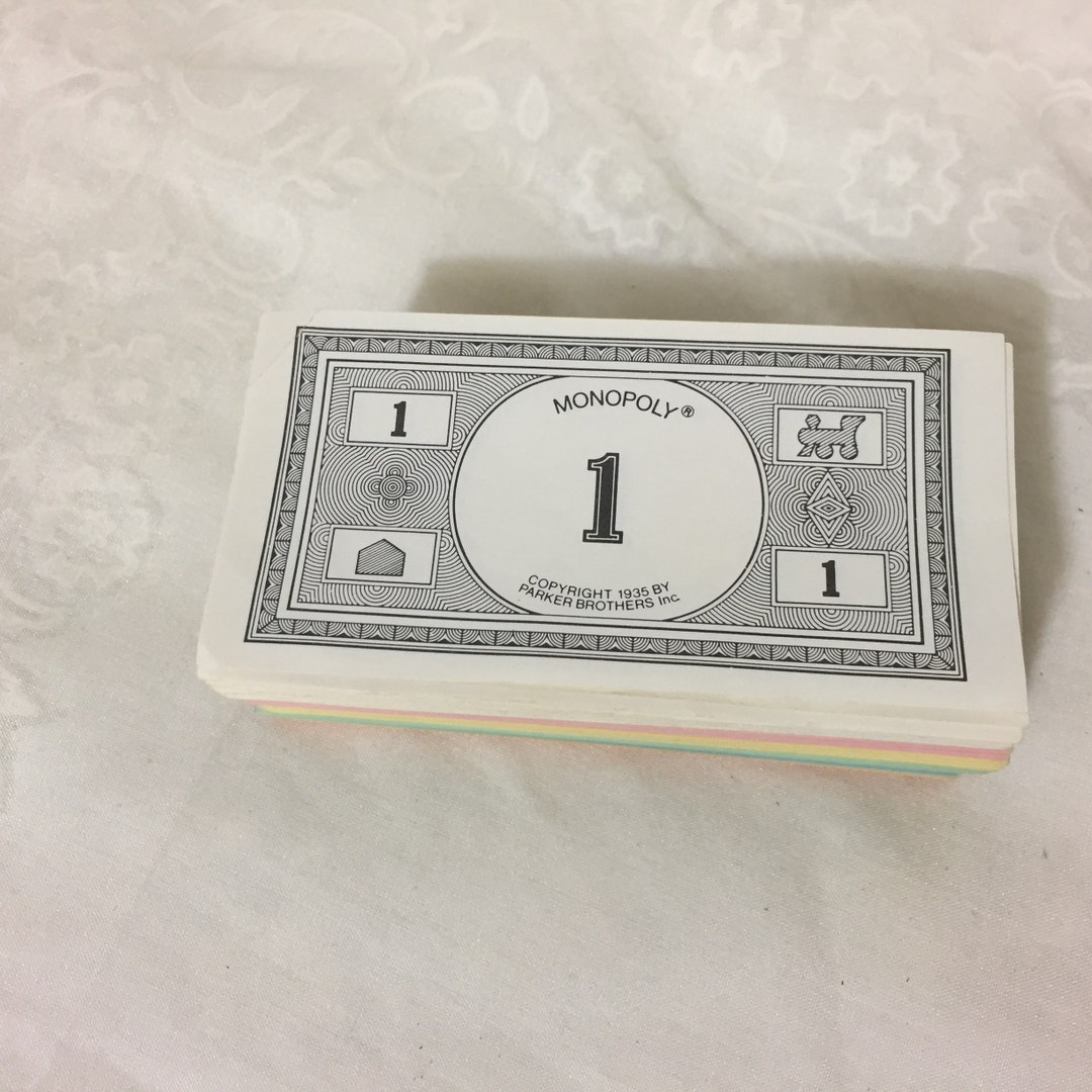 Monopoly Money, Replacement Parts, Pieces 1985 - Etsy