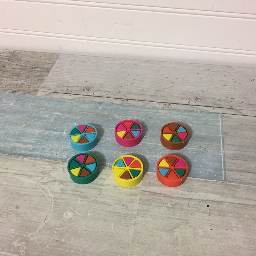 Original Trivial Pursuit Replacement Pie Mover and Wedges Choice Color ...