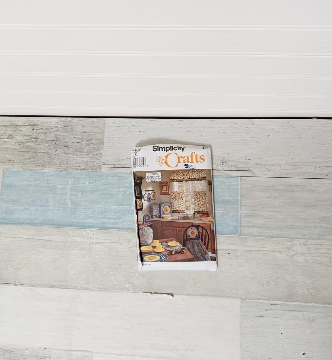 Simplicity Crafts Sewing Pattern 8880 Kitchen Accessories Curtains ...