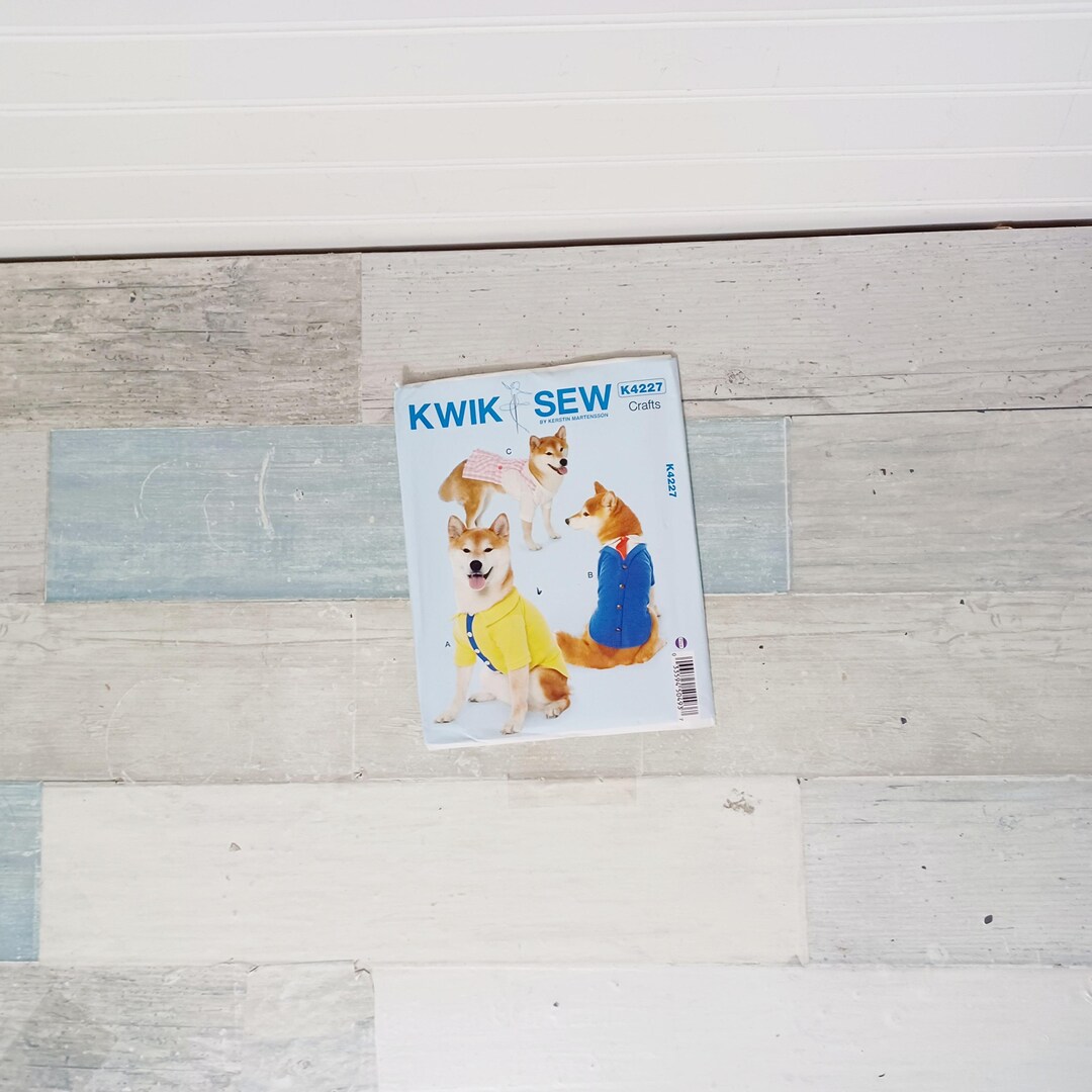 Kwik Sew Sewing Pattern K4227 Dog Clothes XS to XL - Etsy