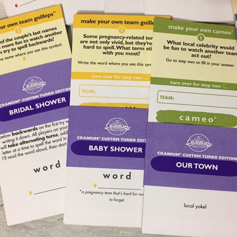 Cranium Bonus Party Pack Cards - Etsy