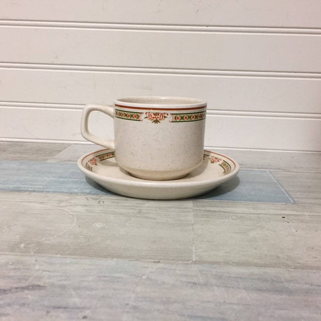 Lenox Coral Blossoms Coffee Cup, Mug and Saucer, 6 Oz - Etsy