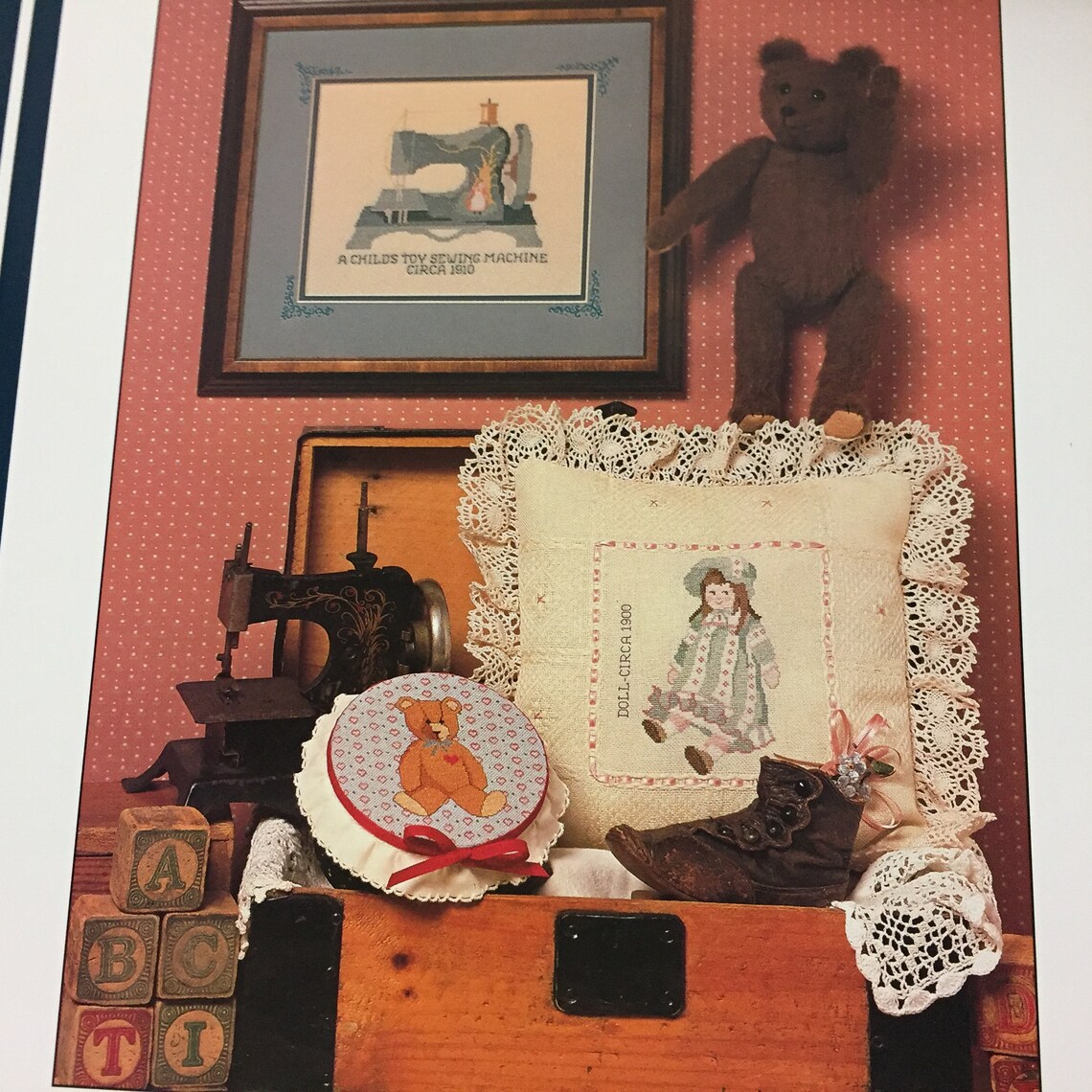 Granny's Attic Cross Stitch Patterns Charts Booklet Leaflet June Grigg ...