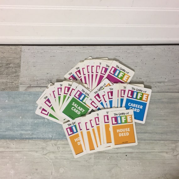 Life Board Game Cards