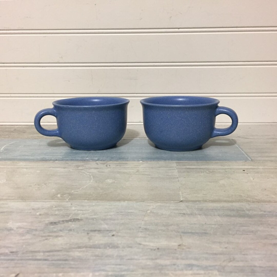 Dansk Mesa Sky Blue Coffee Cups, Set of 2 Mugs - Etsy