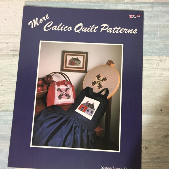More Calico Quilt Patterns Cross Stitch Pattern Leaflet | Etsy
