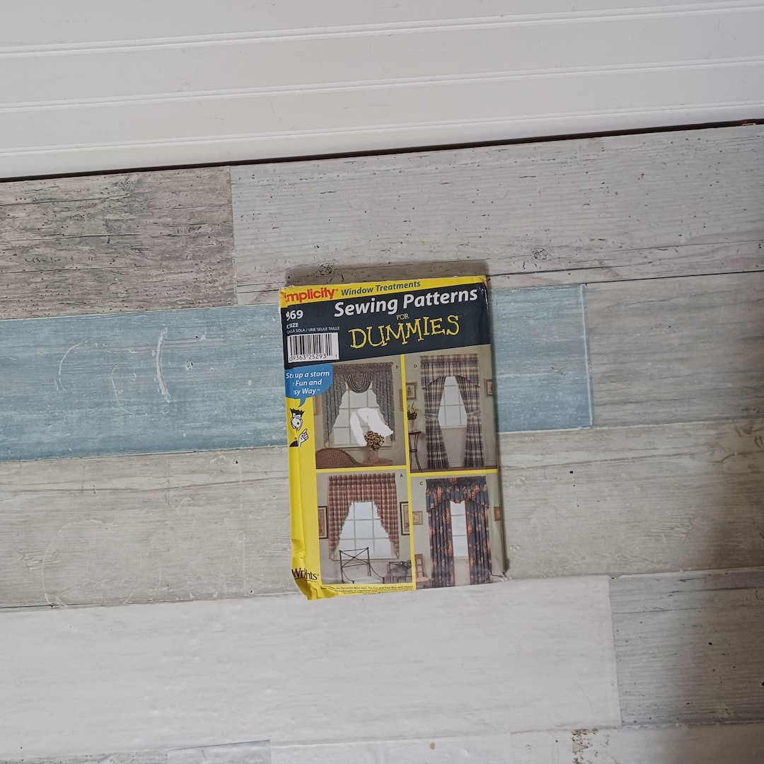 Simplicity Sewing Pattern 9869 Window Treatments Curtains Valance ...