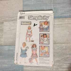 Simplicity Sewing Pattern 8594 Daisy Kingdom Girls Dress With ...