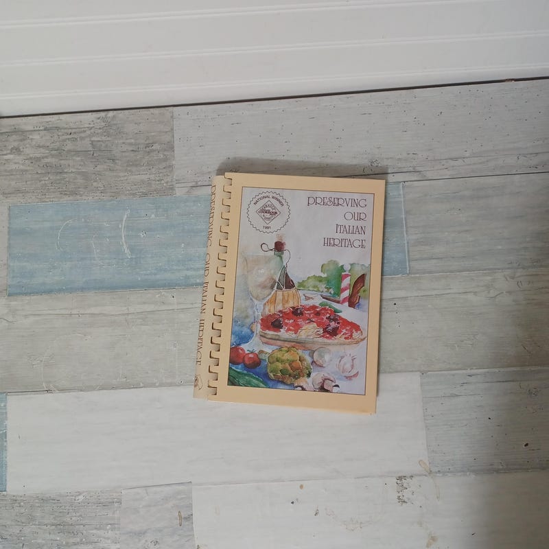 Italian Cookbooks - Etsy
