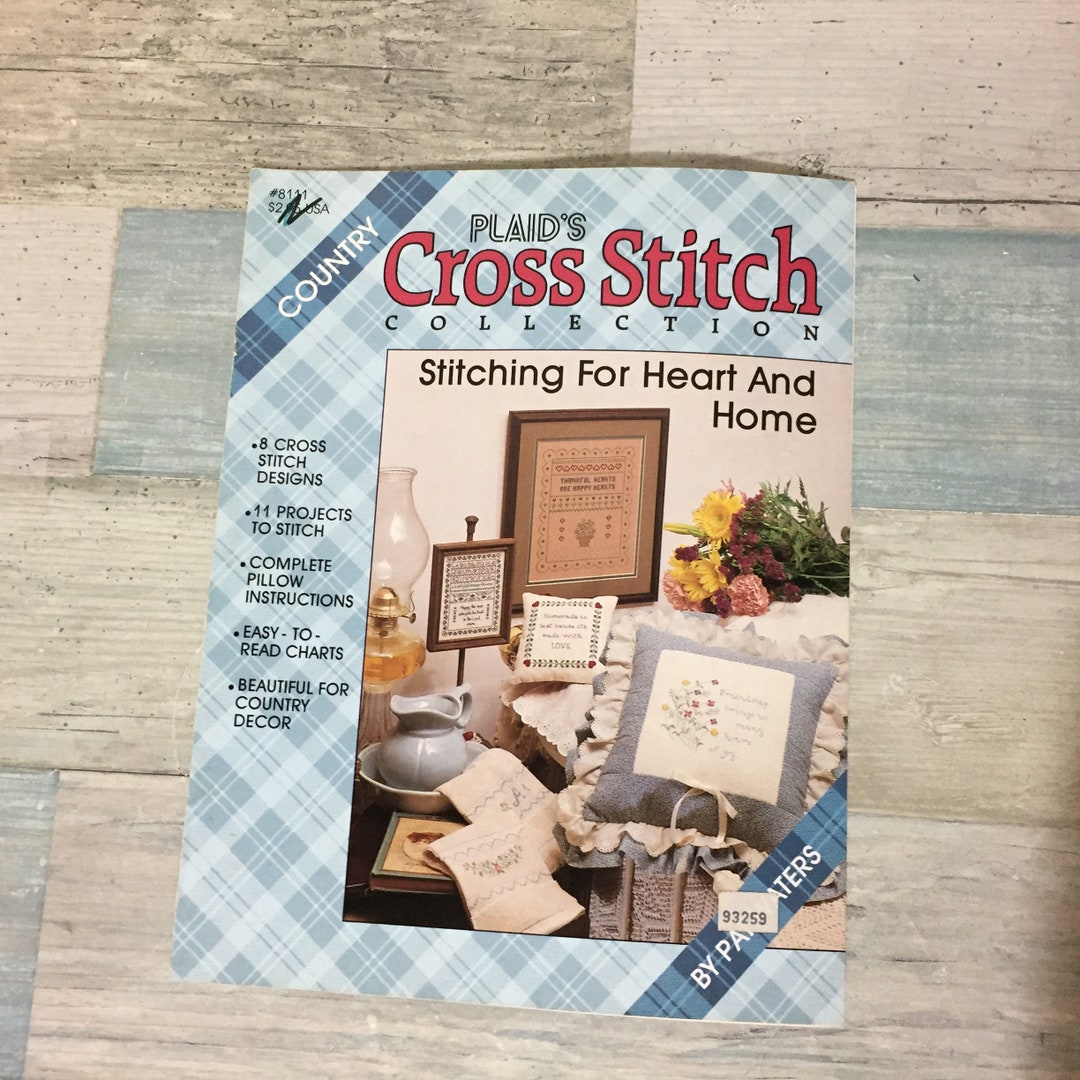 Stitching for Heart and Home Cross Stitch Patterns Booklet Leaflet ...