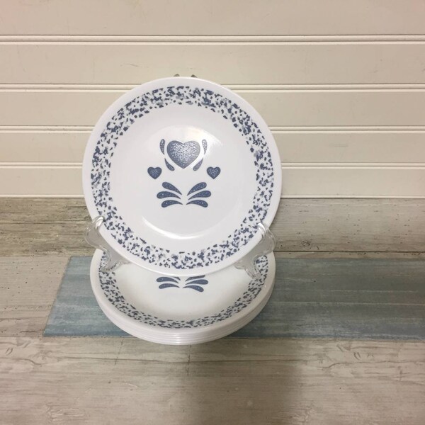 Corelle Blue Hearts - Etsy
